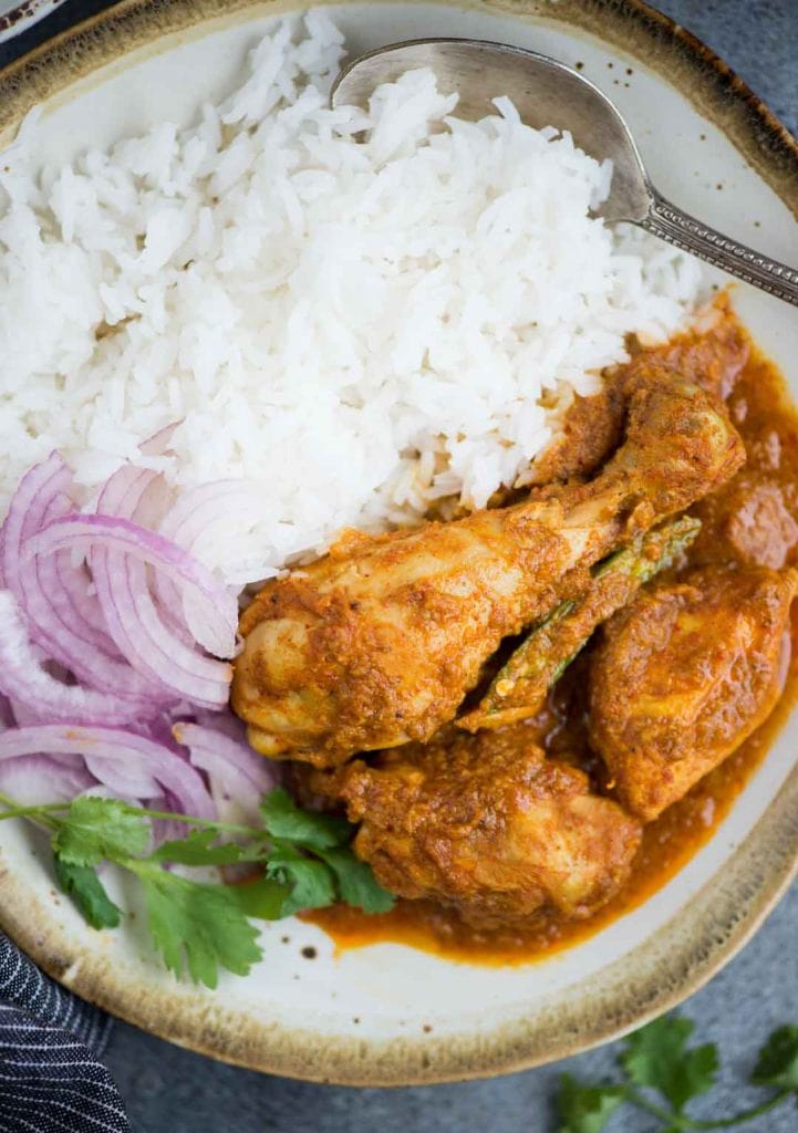 Zero-Oil Chicken Curry Recipe | The Flavours of Kitchen
