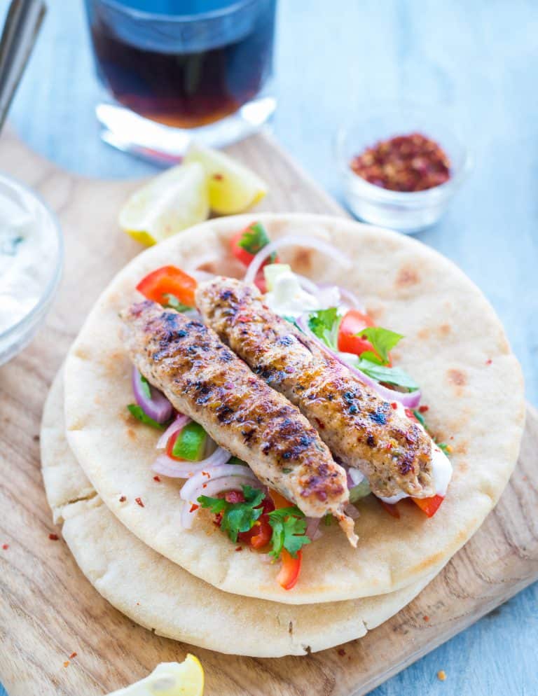 Grilled Rosemary Chicken Kebabs - The flavours of kitchen