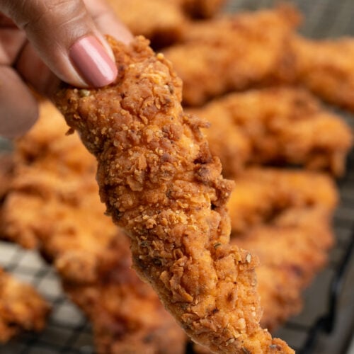 Crispy Fried Chicken Tenders - The flavours of kitchen