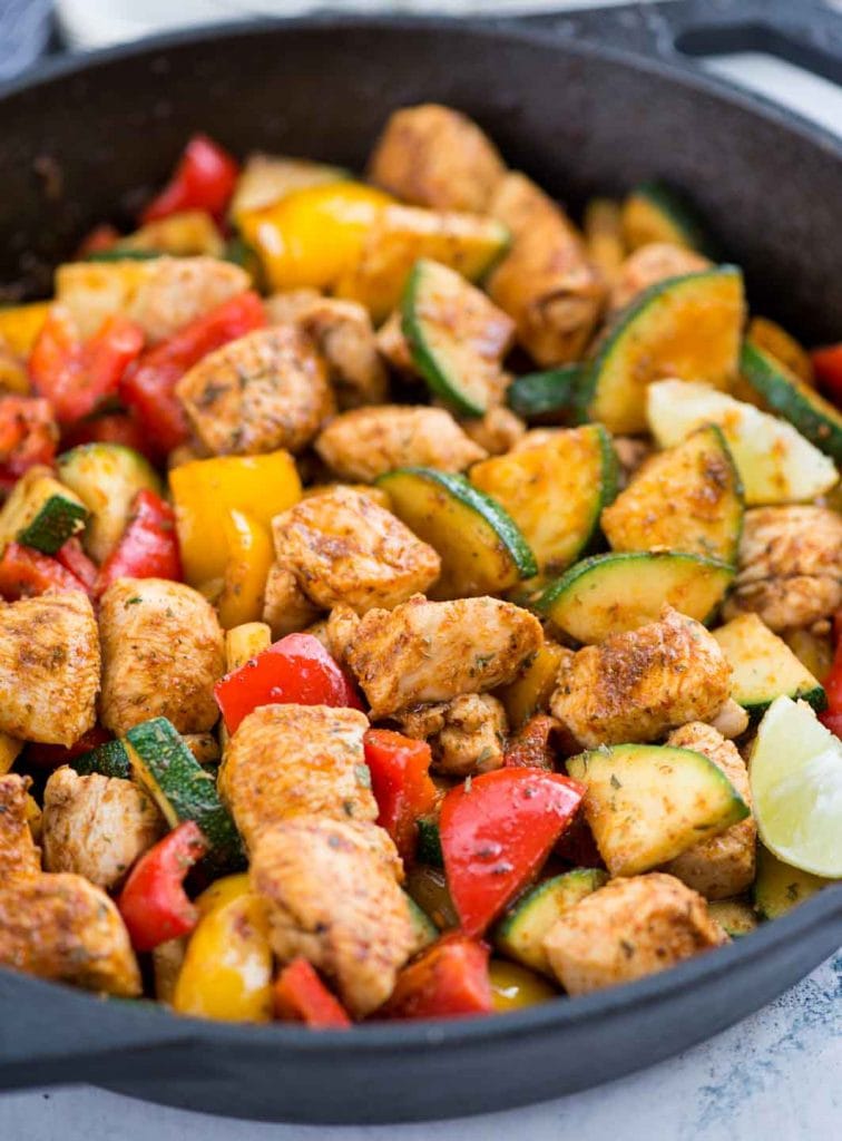 Cajun Chicken With Vegetable - The flavours of kitchen
