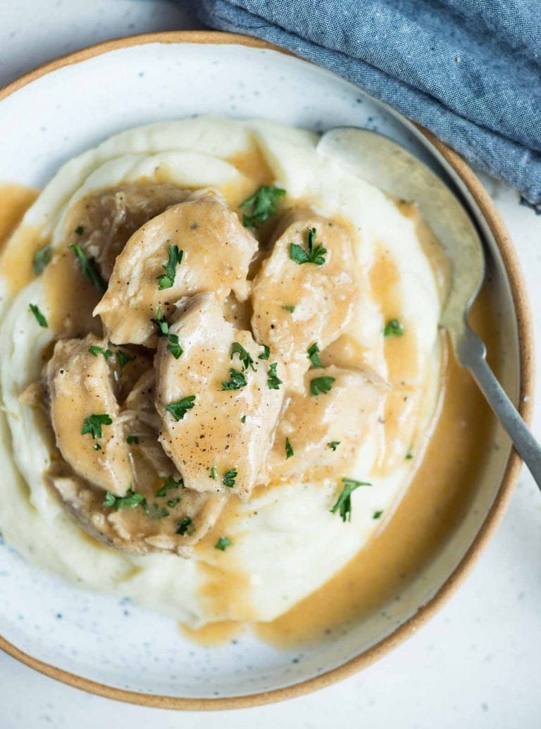 Instant Pot Chicken and Gravy - The flavours of kitchen