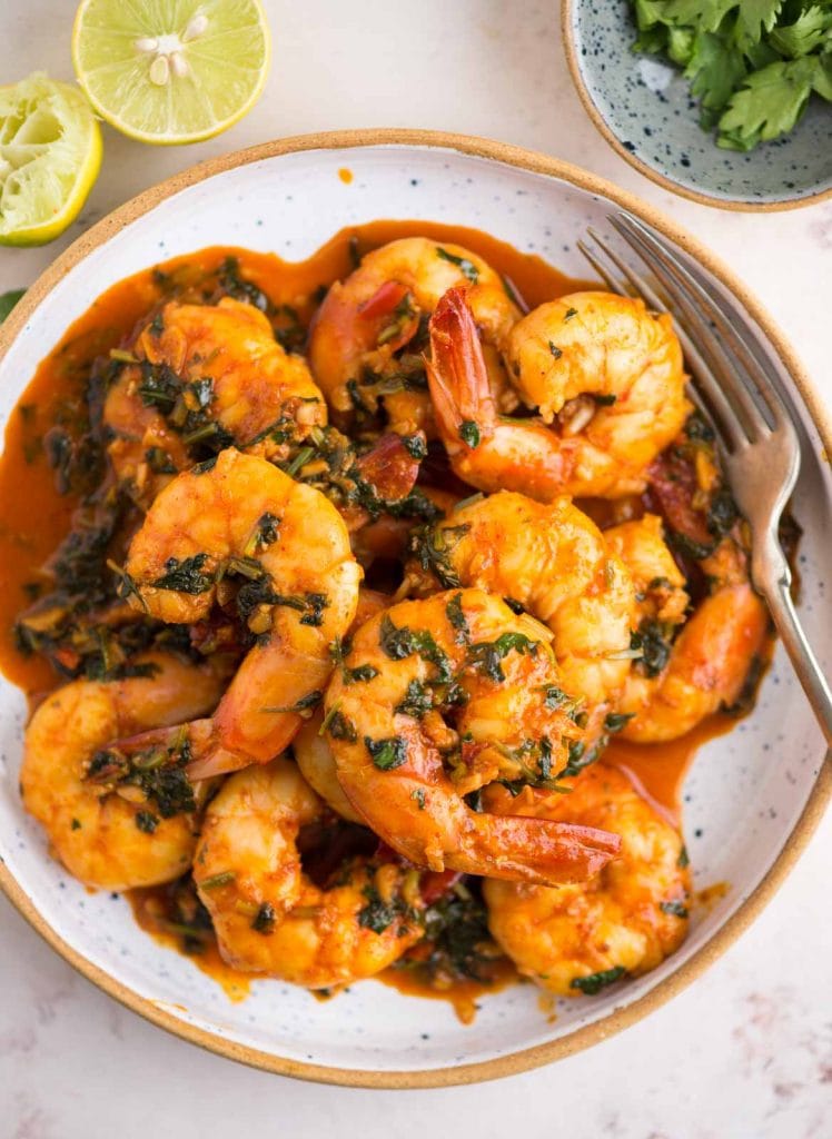 Chili Garlic Shrimp - The flavours of kitchen