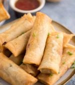 Crispy Spring Rolls Recipe - The flavours of kitchen