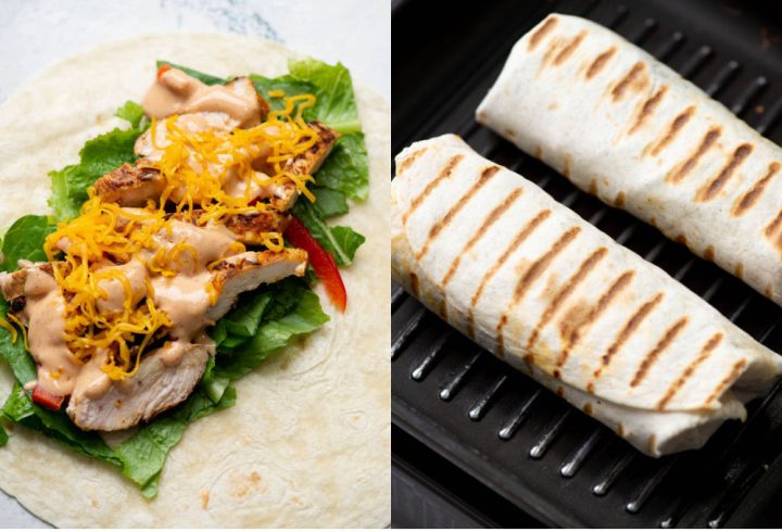 Grilled Chicken Wrap - The flavours of kitchen