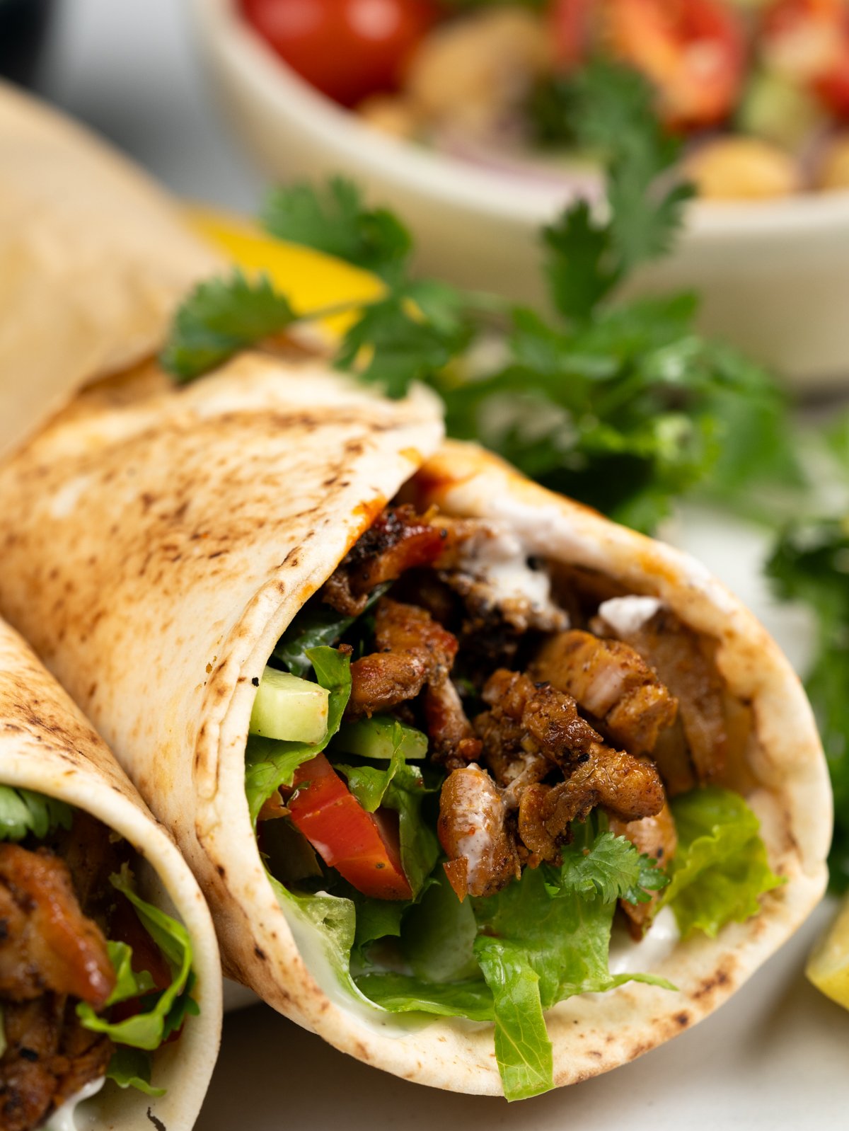 Street-style Chicken Shawarma - The flavours of kitchen