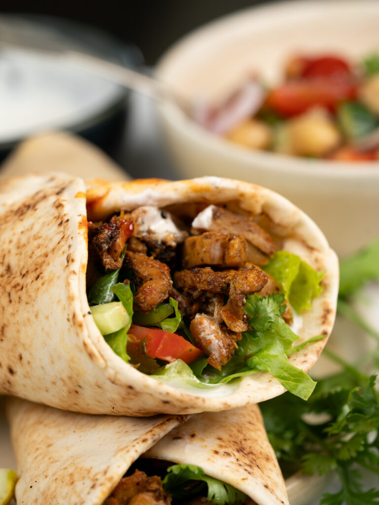 Street-style Chicken Shawarma - The flavours of kitchen