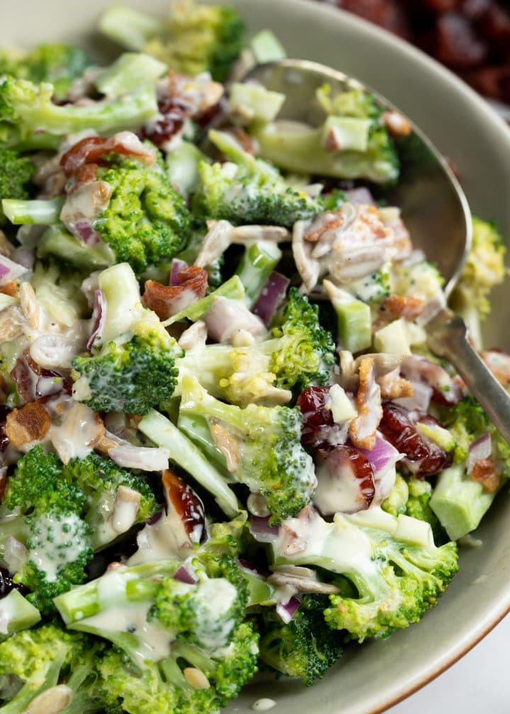 Creamy Broccoli Salad - The flavours of kitchen
