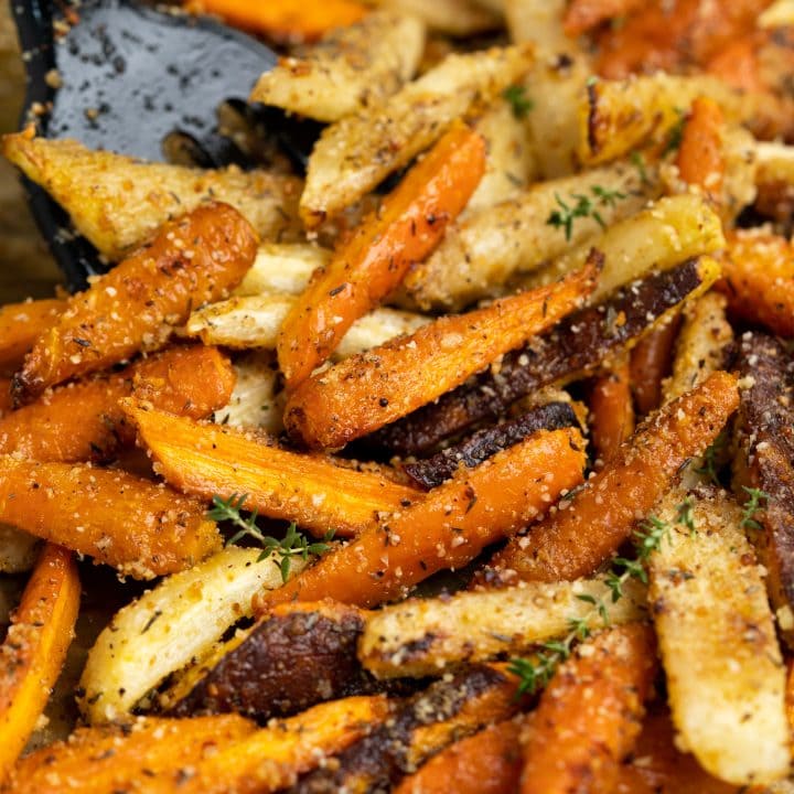 Oven Roasted Carrots With Parmesan - The flavours of kitchen