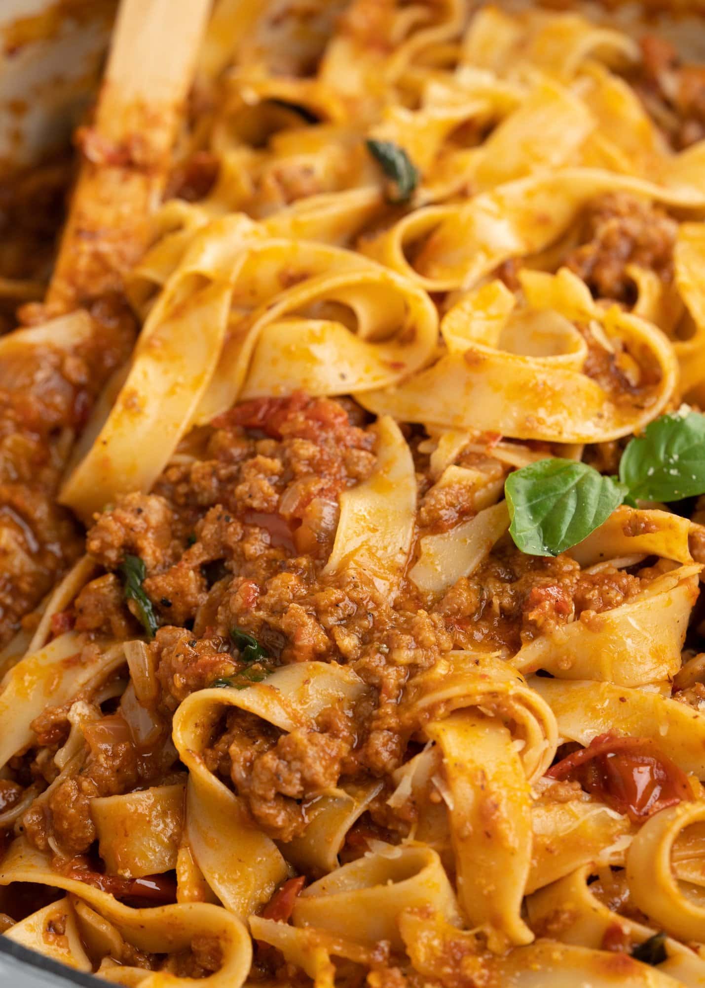 Pappardelle Pasta With Italian Sausage - The flavours of kitchen