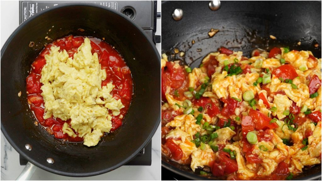 Quick Tomato Eggs - The flavours of kitchen