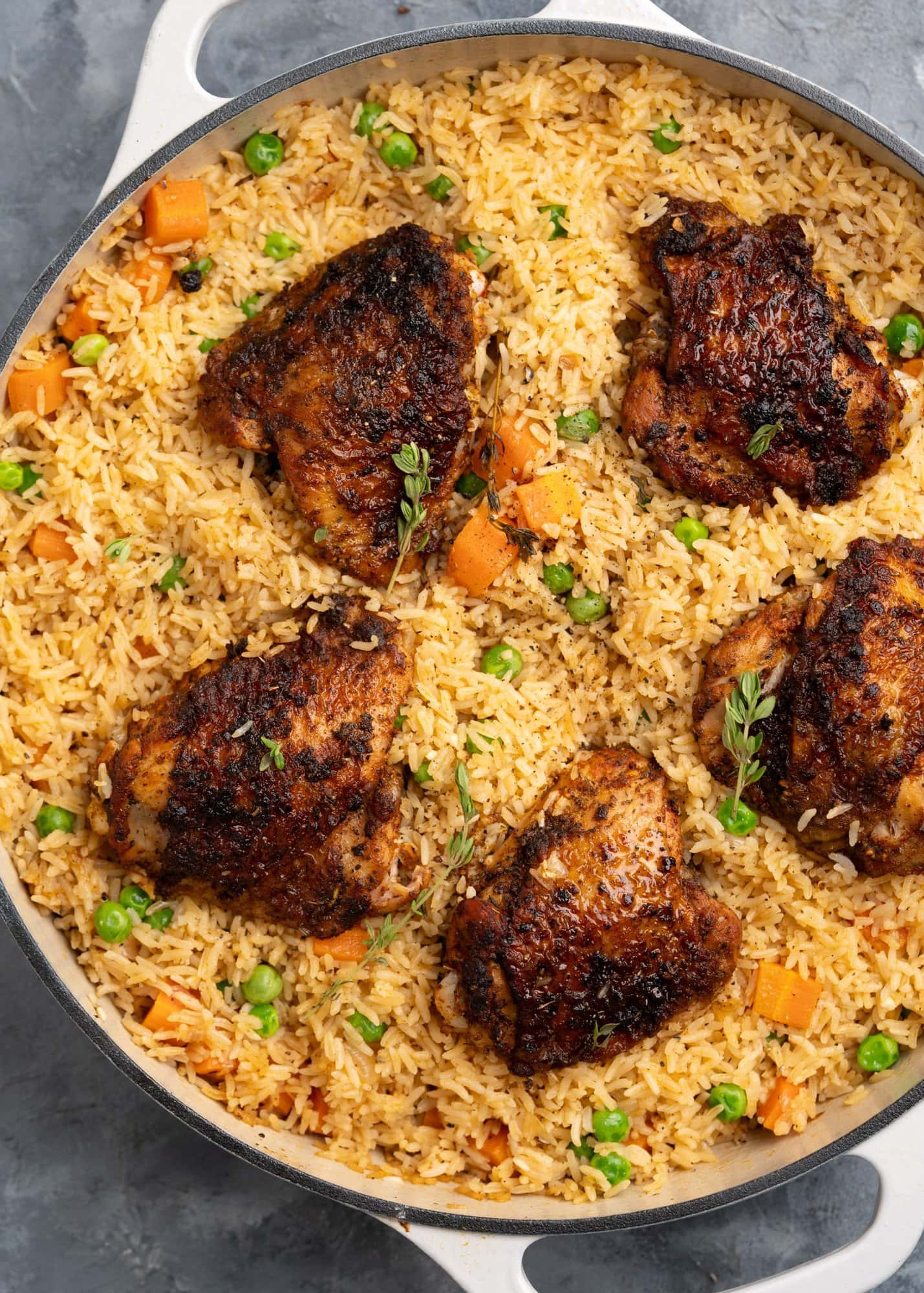 Oven Baked Chicken and Rice - The flavours of kitchen