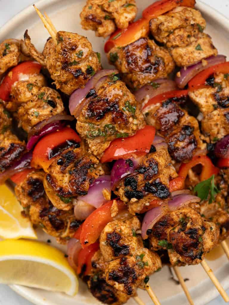 Grilled Chicken Kebabs - The flavours of kitchen