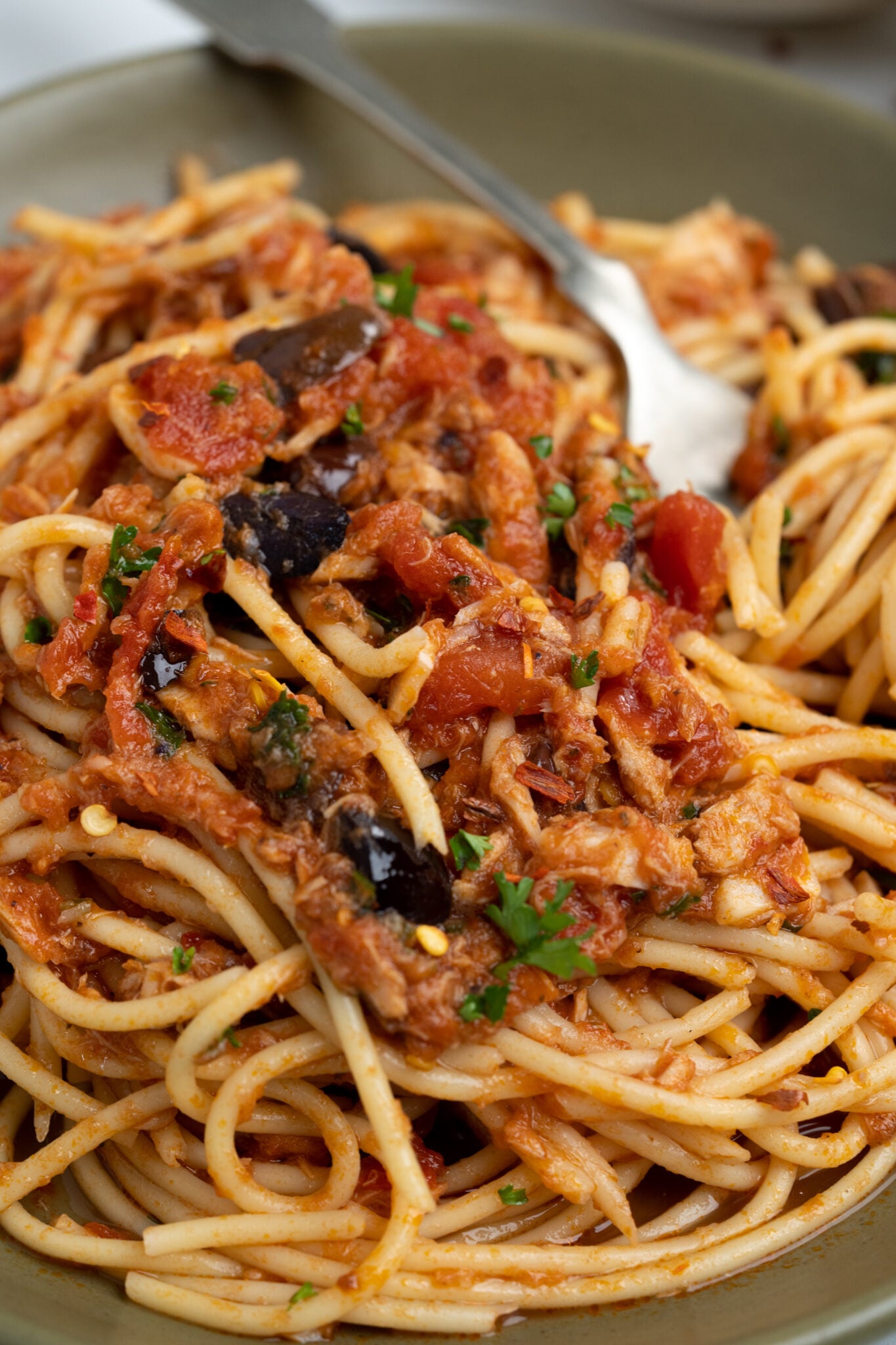 Canned Tuna Pasta In Tomato Sauce