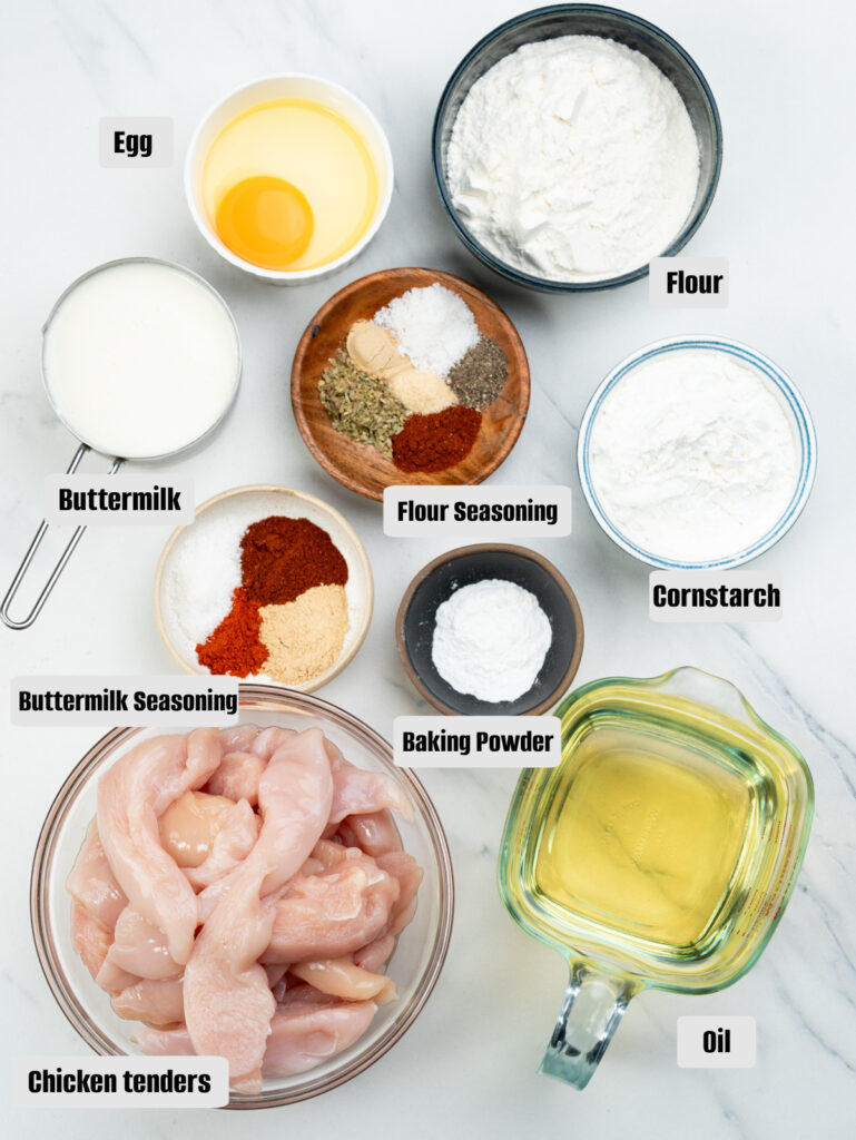 Crispy Fried Chicken Tenders - The flavours of kitchen