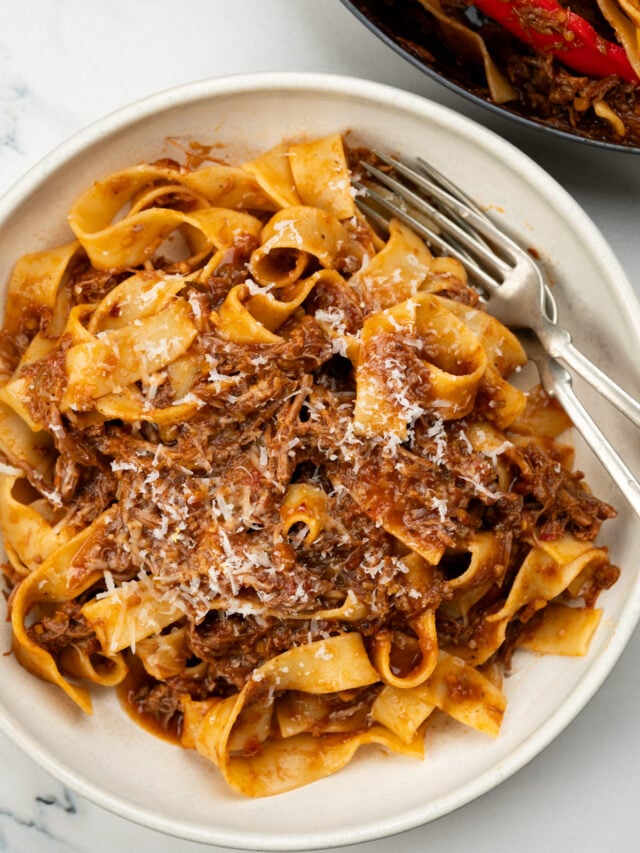 Braised Lamb Ragu (Slow Cooked)