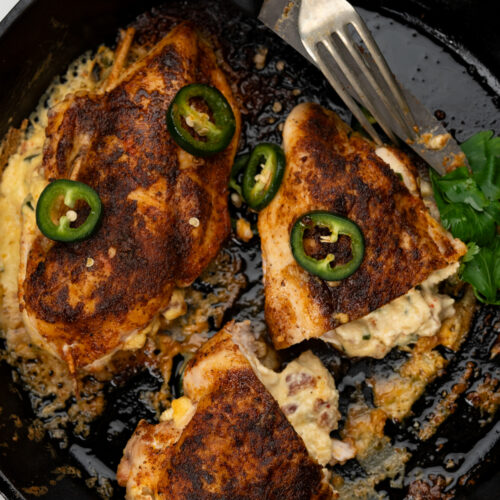 Stuffed Jalapeno Popper Chicken - The flavours of kitchen