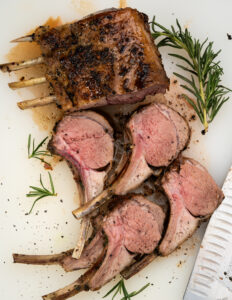 Oven Baked Rack Of Lamb - The flavours of kitchen